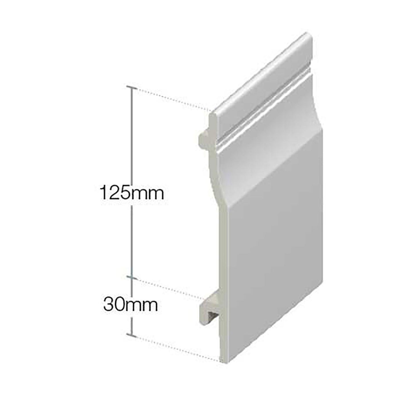 125mm uPVC Shiplap Cladding Board – Truly PVC