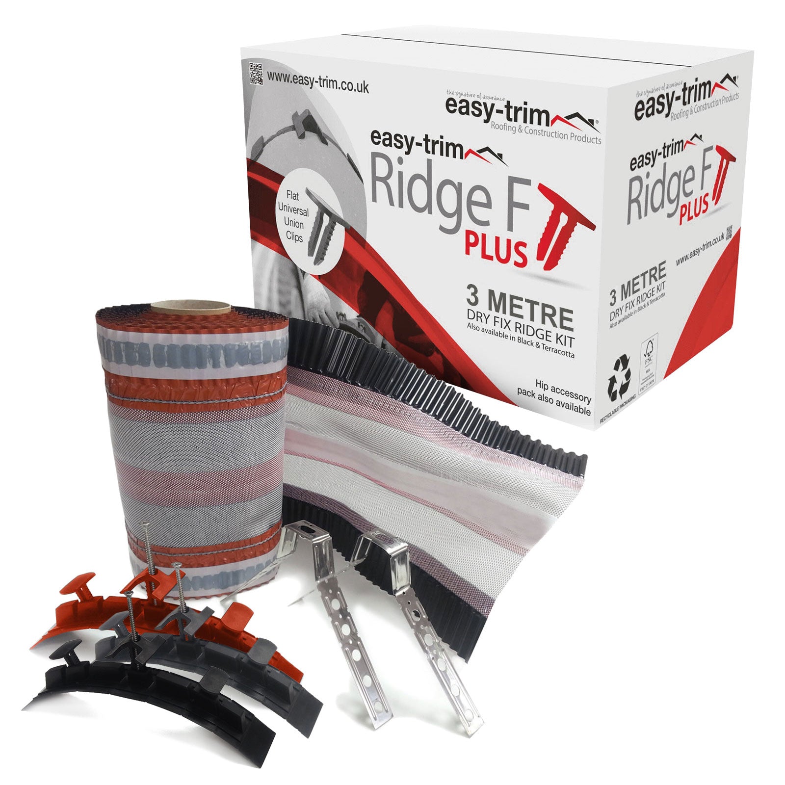 3m EasyRidge F Dry Fix Ridge Kit for Half Round of Angled – Truly PVC