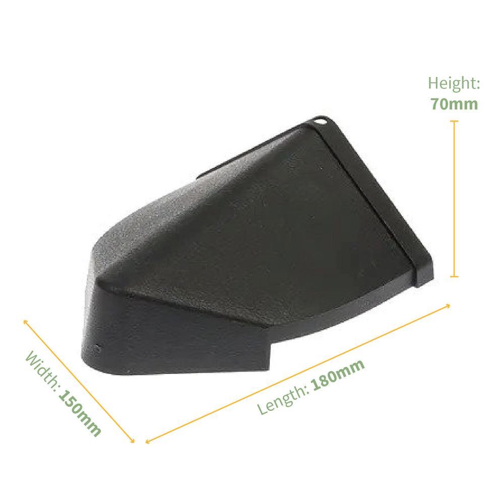 Envirotile Roof Hip End Cap for Synthetic Plastic Roof Tile – Truly PVC
