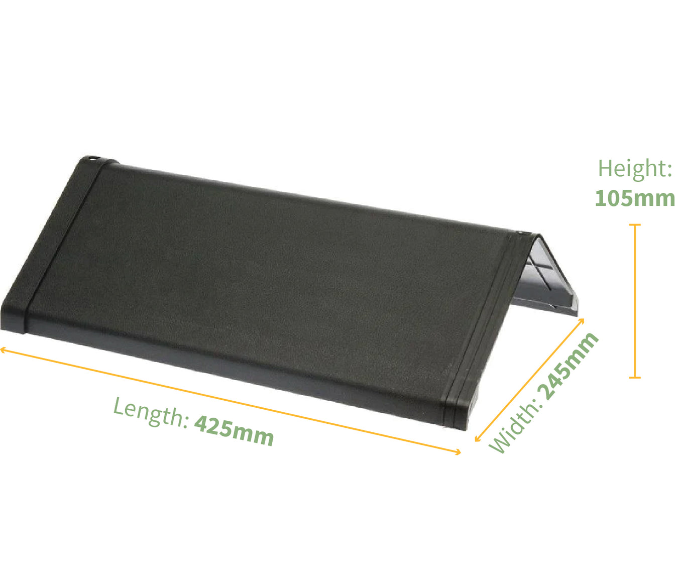 Envirotile Ridge Cap for Synthetic Plastic Roof Tile – Truly PVC