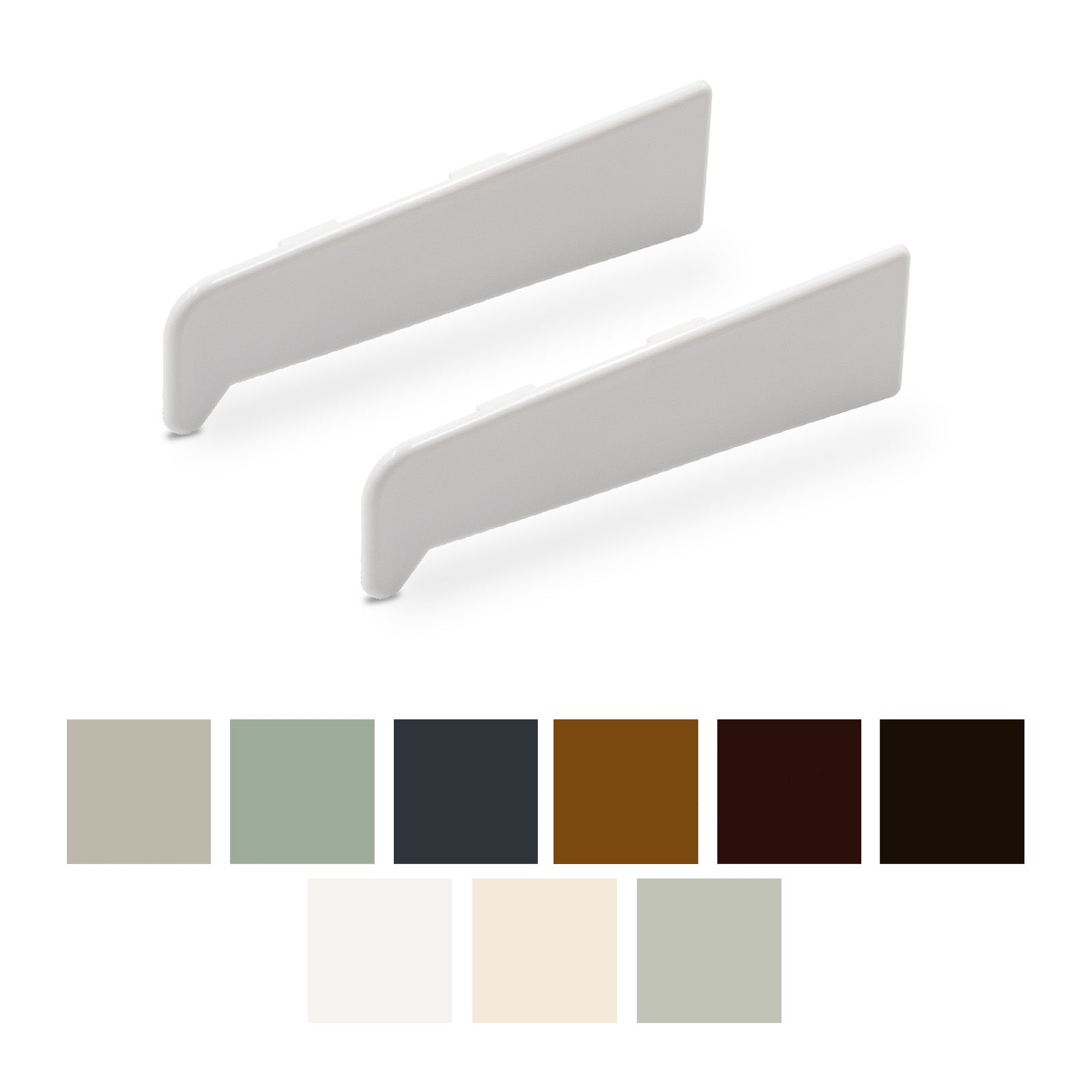 150mm Profile 22 uPVC External Window Sill End Caps – Truly PVC