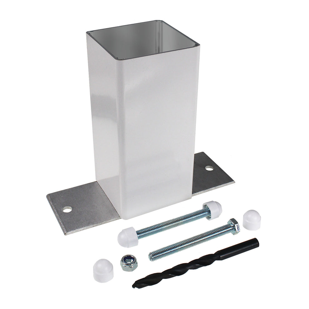 White/Opal Evolution Canopy Carport Kit Lean-to Roof Patio Cover ...