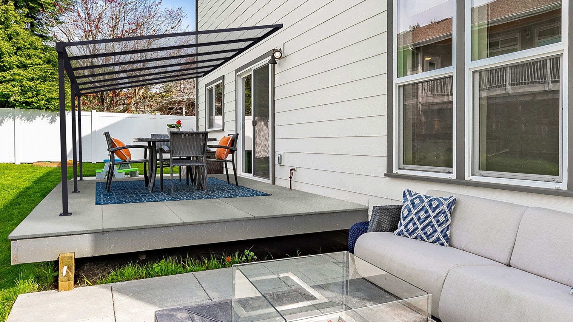 Evolution Canopy Complete Powder-coated Aluminium Carport Roof – Truly PVC