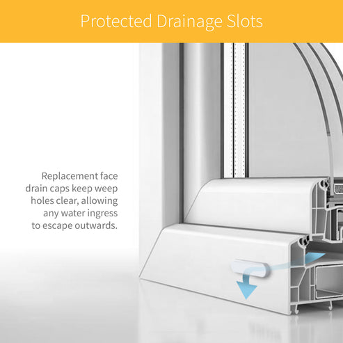 Face Drain Caps Window Door Weep Hole Covers – Truly PVC