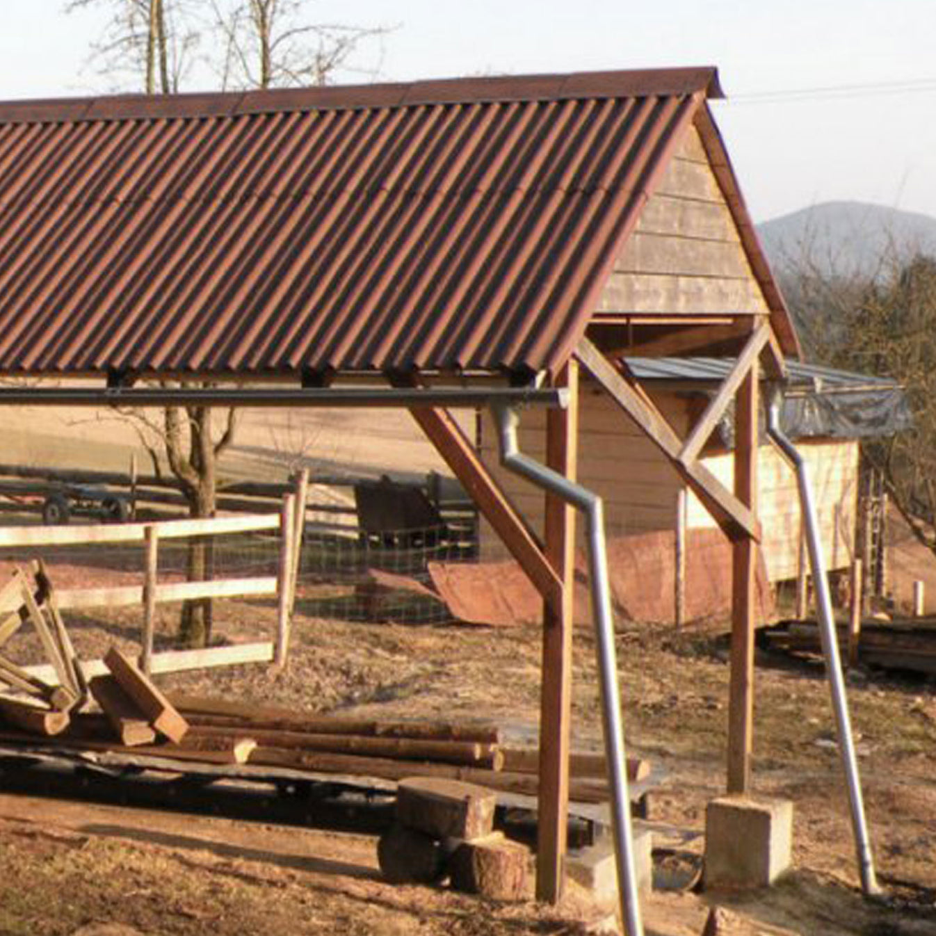 Gutta Corrugated Bitumen Roof Ridge – Truly PVC