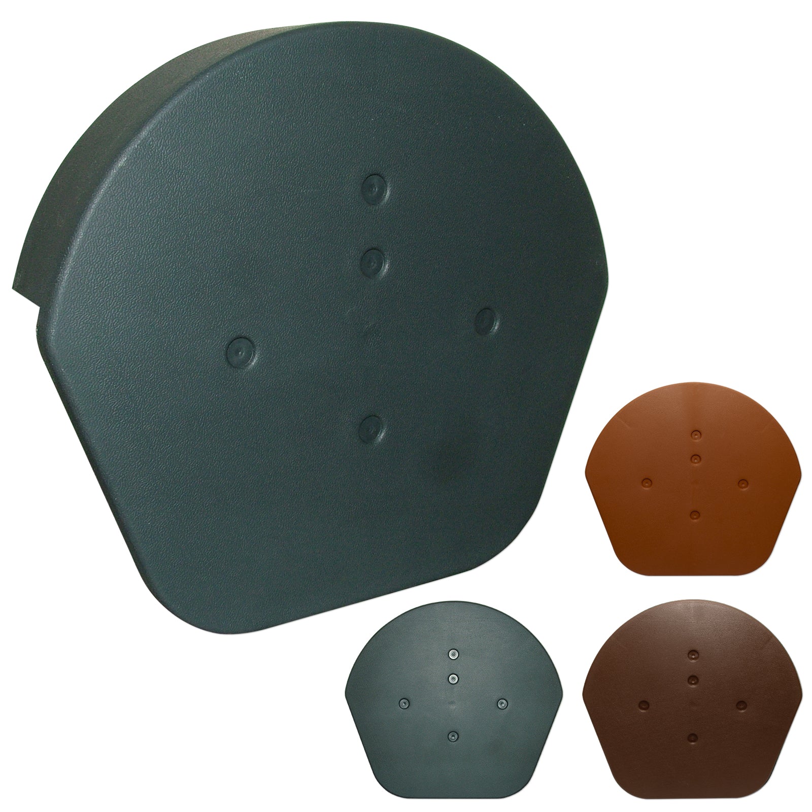 Klober Dry Verge Roof System 1/2 Round End Cap – Truly PVC