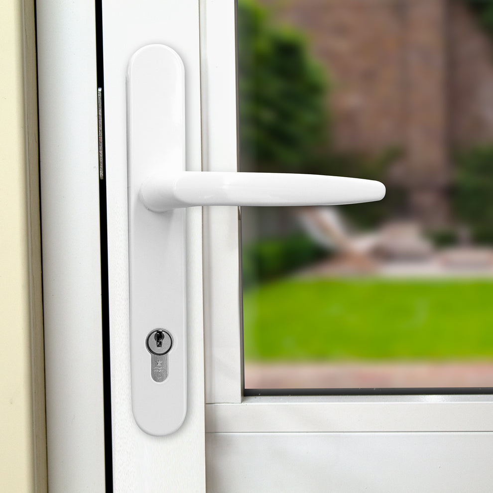 Yale Trojan Sparta 92pz Lever/Lever Door Handle Set – Truly PVC