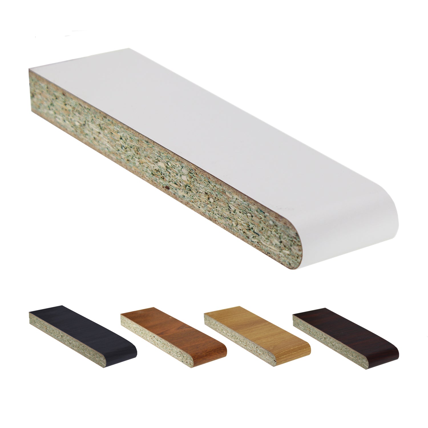 Sample of 23mm Laminated Window Board Moisture Resistant – White ...