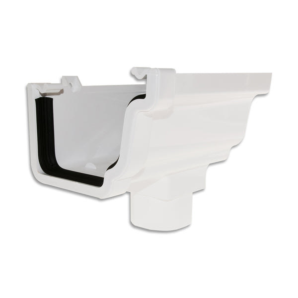 RWK02 Gutter Stopend Outlet (Right) – Truly PVC
