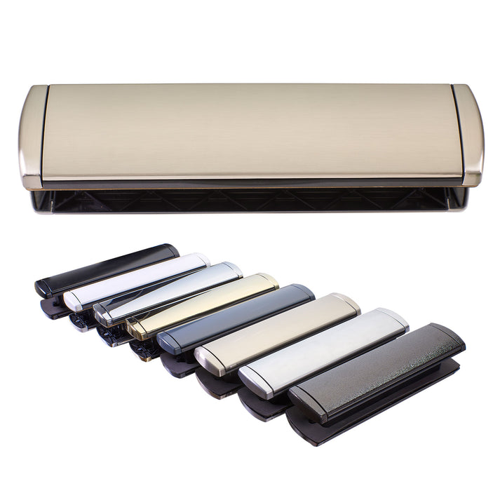 Omega 2 Premium 12" Letterplate Door Letterbox Heavy Duty Sprung ...
