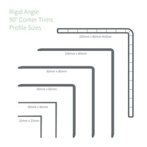 Rigid Angle uPVC Plastic L-Shaped Corner Trim (5m) – Truly PVC
