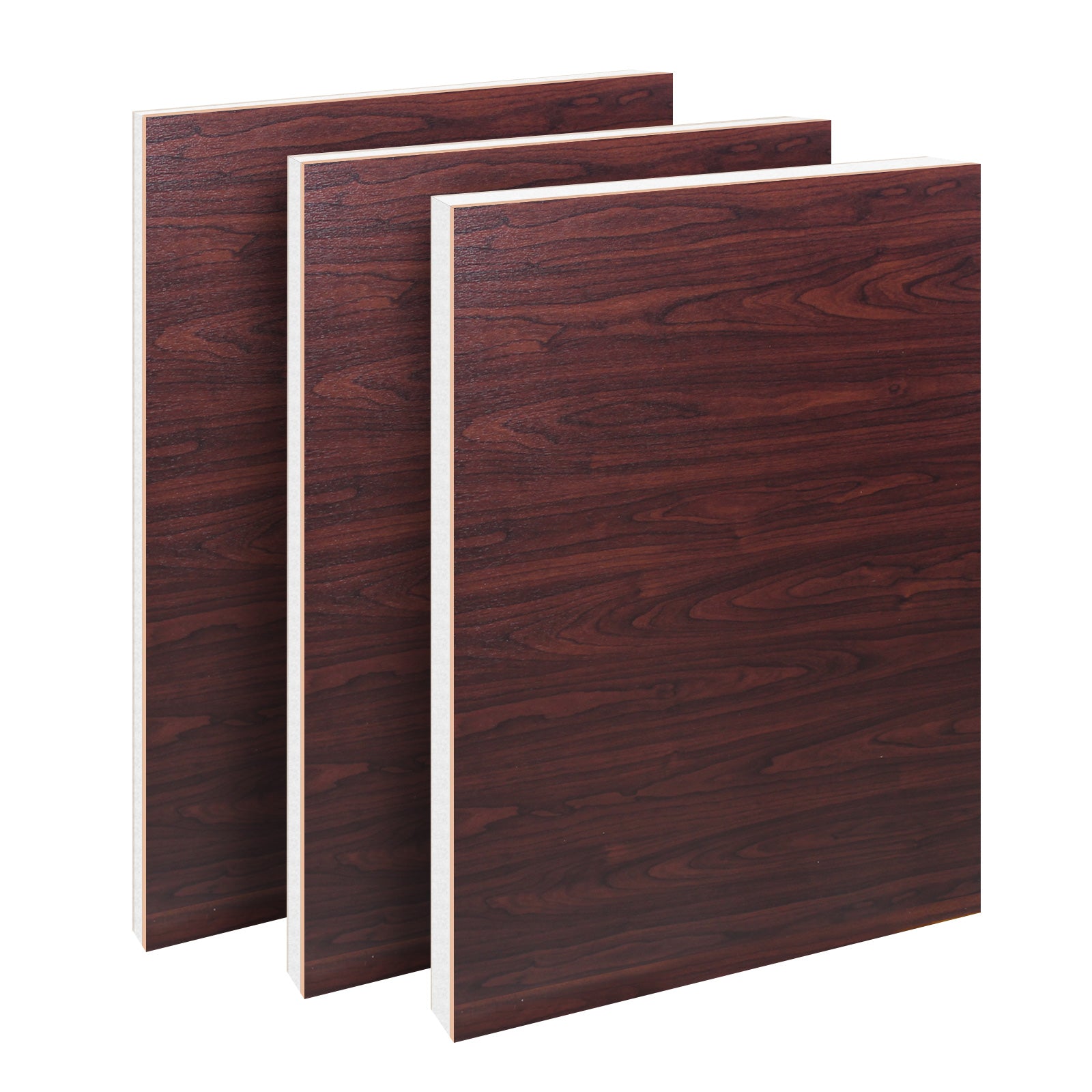 Rosewood/White, 24mm uPVC Flat Door Panel (700mm x 900mm) – Truly PVC