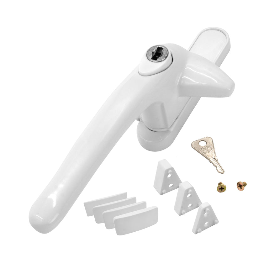 Universal Cockspur Window Handle Key Locking Latch – Truly PVC