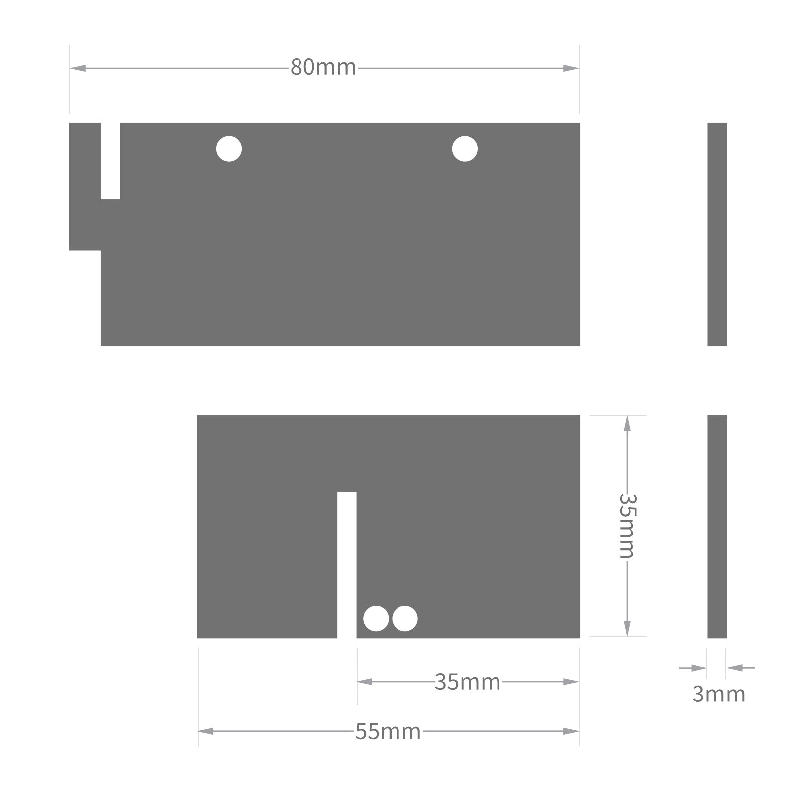 Side-Fix Glazing Bar End Plate for Conservatory Roof Slipped Panels ...