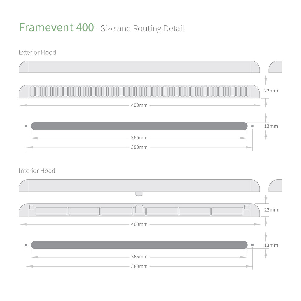 Simon Framevent Trickle Vent Window Ventilator – Truly PVC