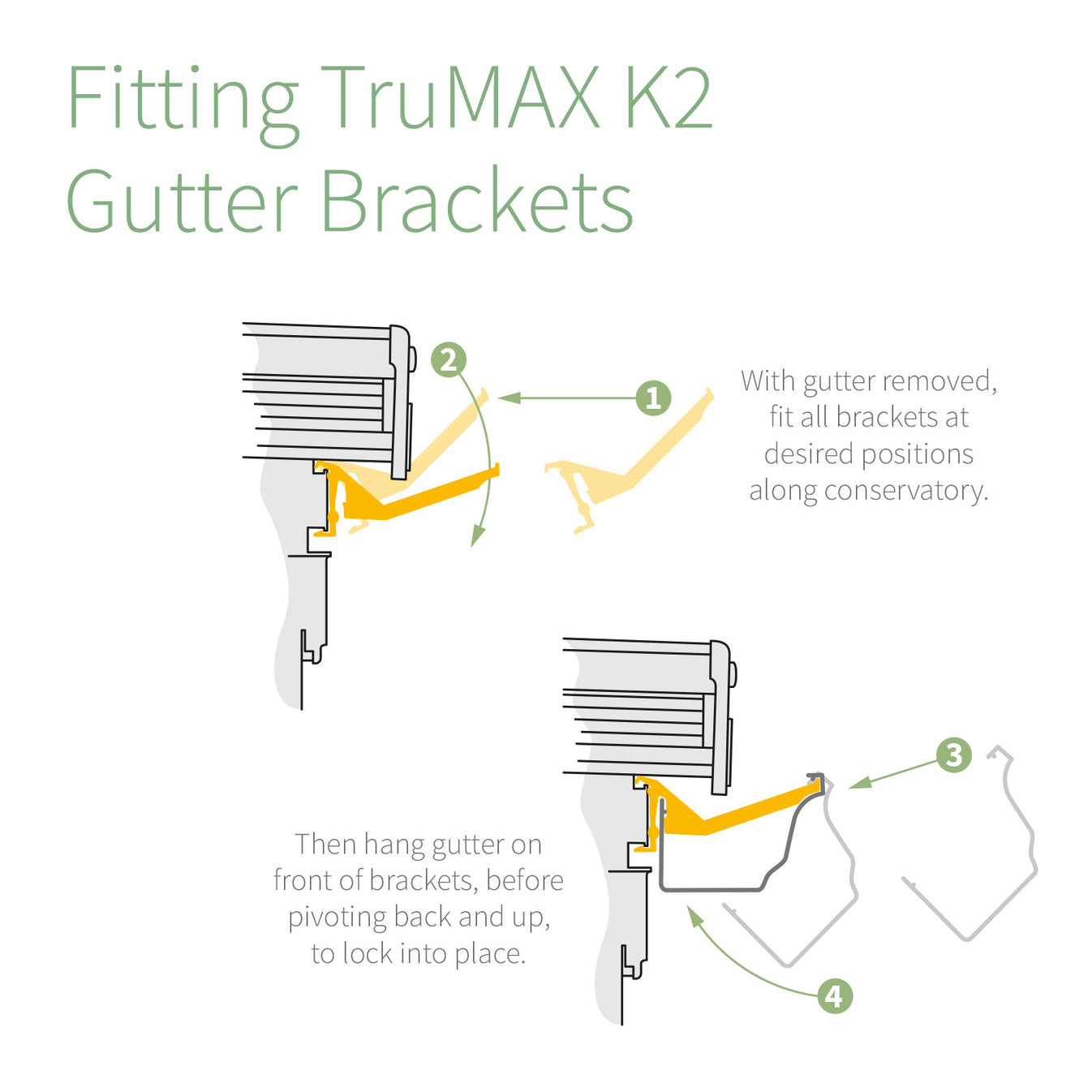 TruMAX K2 Gutter Bracket C8043 Replacement – Truly PVC