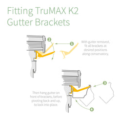 TruMAX K2 Gutter Bracket C8043 Replacement – Truly PVC