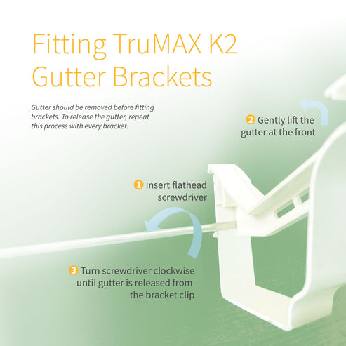 TruMAX K2 Gutter Bracket C8043 Replacement – Truly PVC
