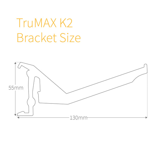 TruMAX K2 Gutter Bracket C8043 Replacement – Truly PVC