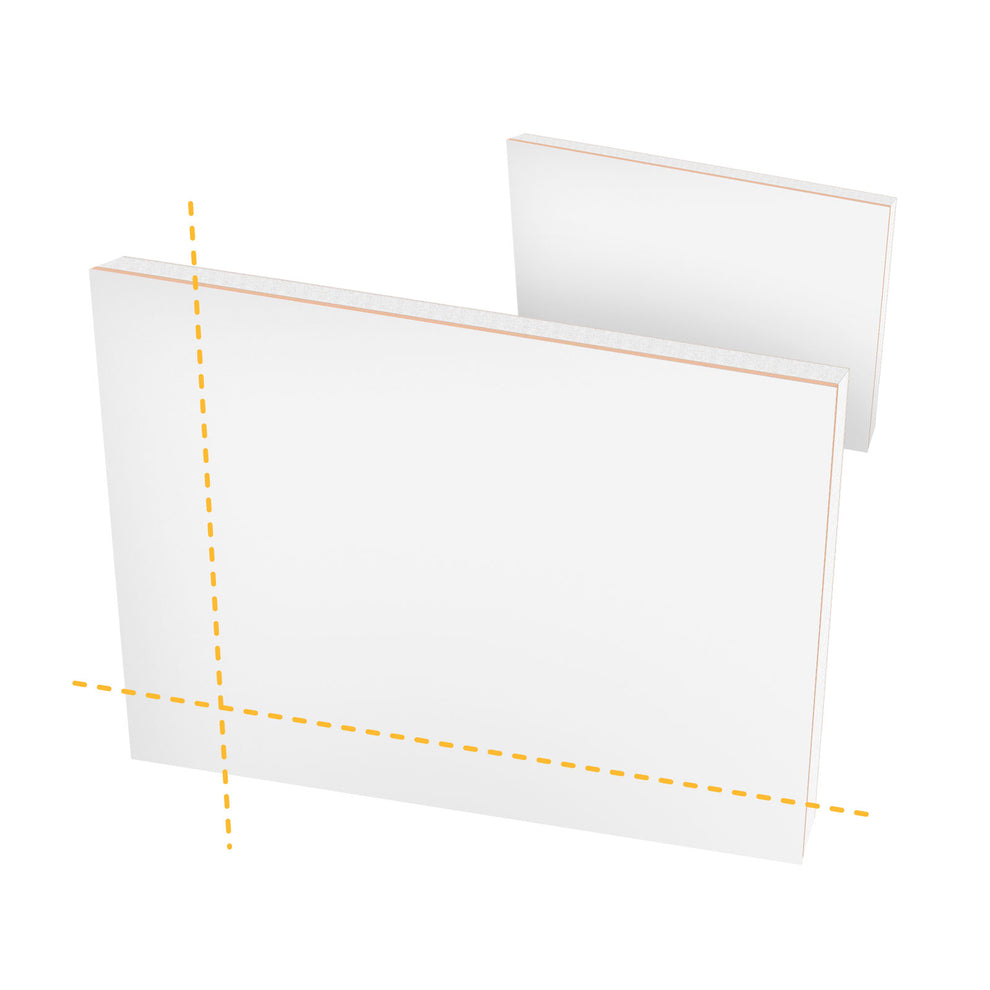 White Reinforced Door Panel Cut-to-Size – Truly PVC