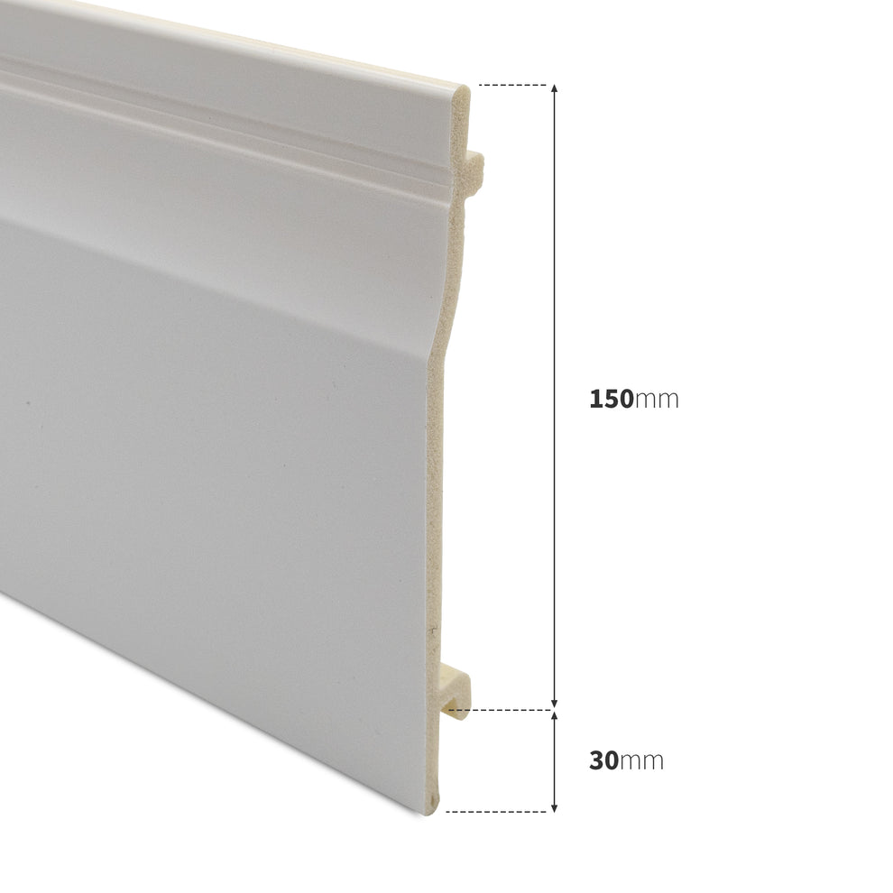 150mm uPVC Shiplap Cladding Board (5m) – Truly PVC