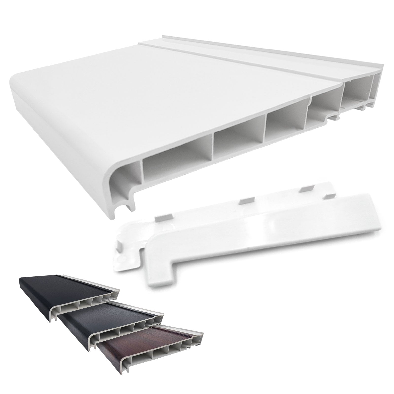 225mm uPVC Plastic Window Sill in lengths 1m, 1.35m, 2m and 2.5m ...