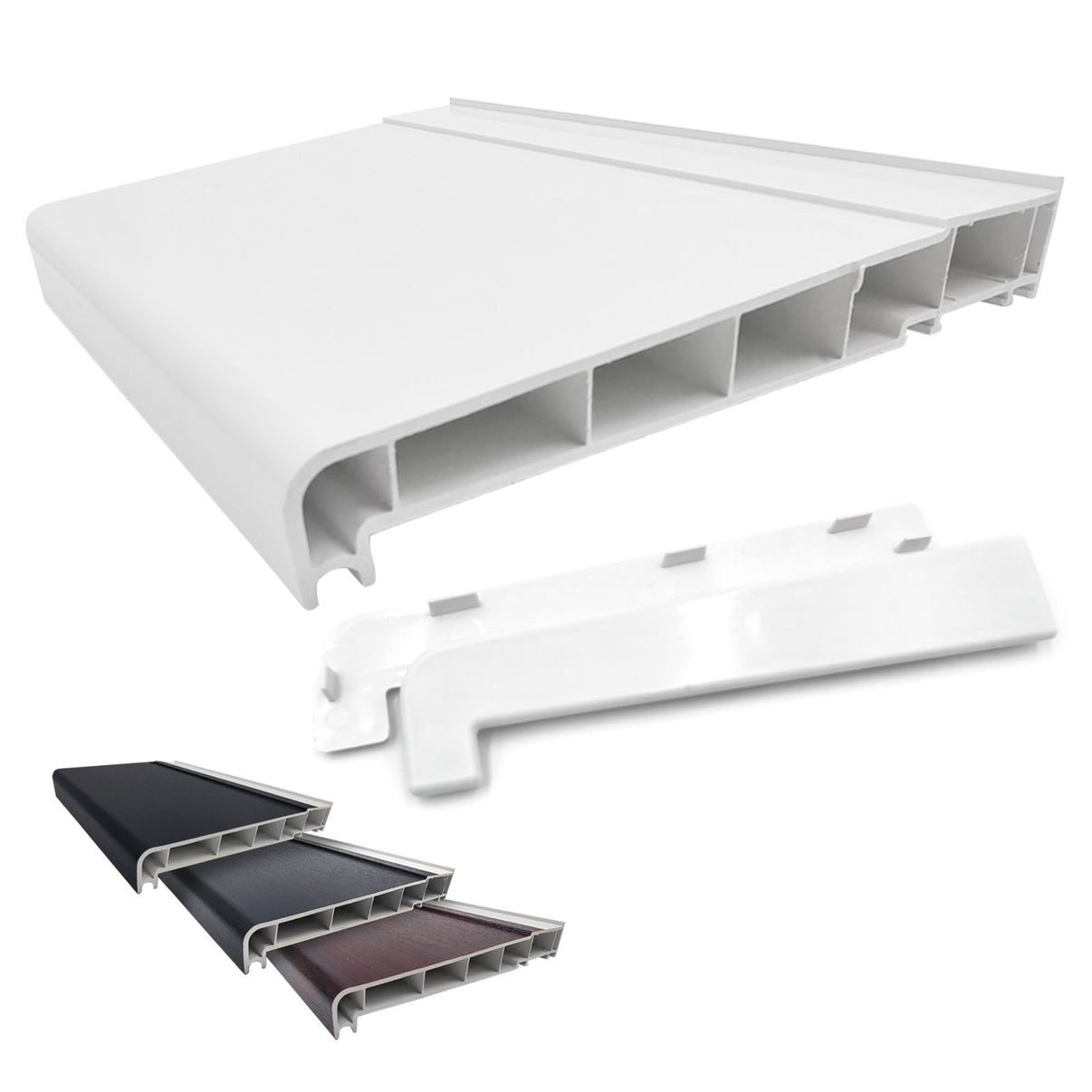 225mm uPVC Plastic Window Sill in lengths 1m, 1.35m, 2m and 2.5m ...