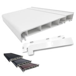 225mm uPVC Plastic Window Sill in lengths 1m, 1.35m, 2m and 2.5m ...