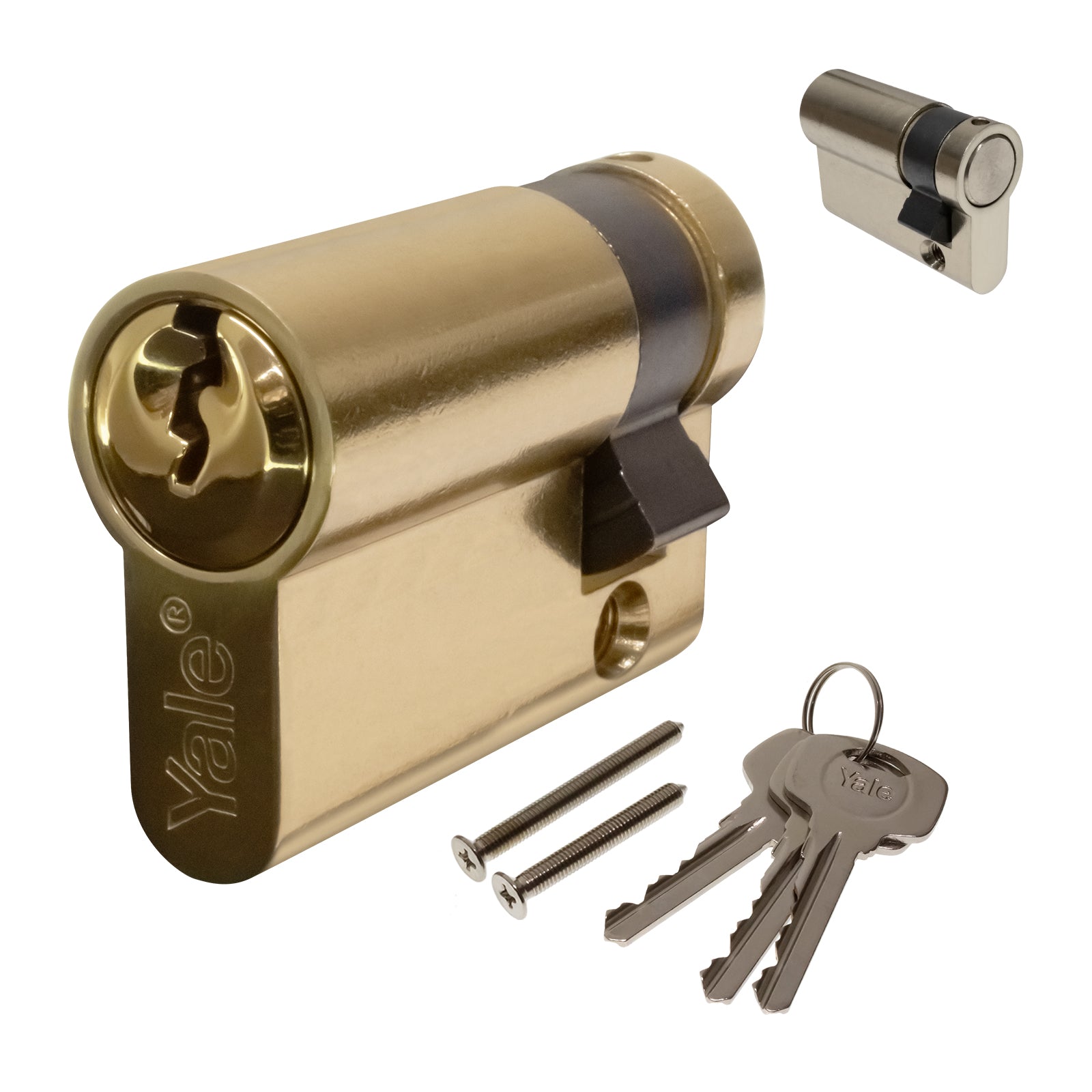 Yale Standard Half Euro Cylinder Standard Garage Lock – Truly PVC